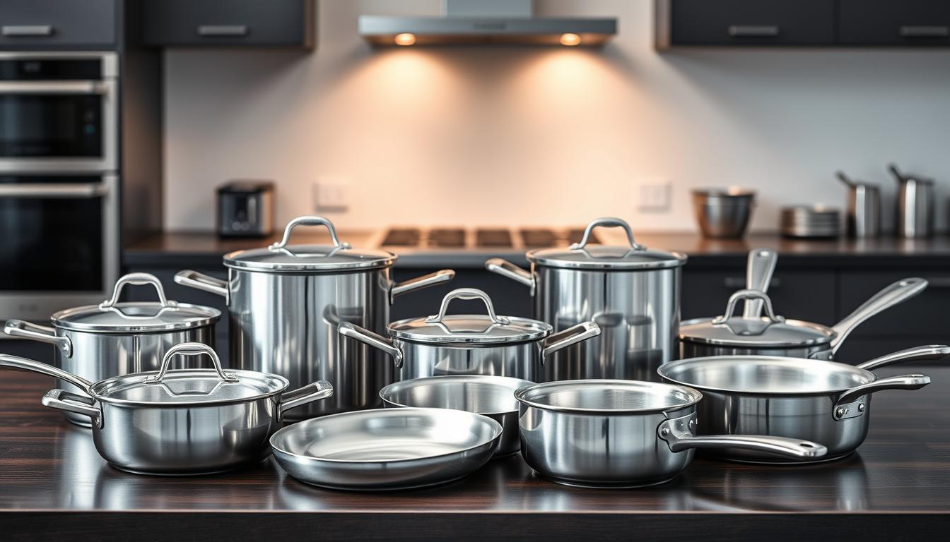 Premium Gourmet Chef Stainless Steel Cookware Set - topcookwarebrands.com